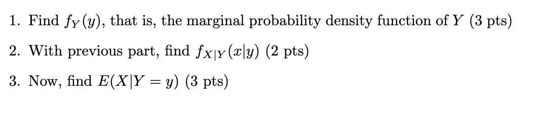 Solved 4 Conditional Expectation The notion of conditioning | Chegg.com