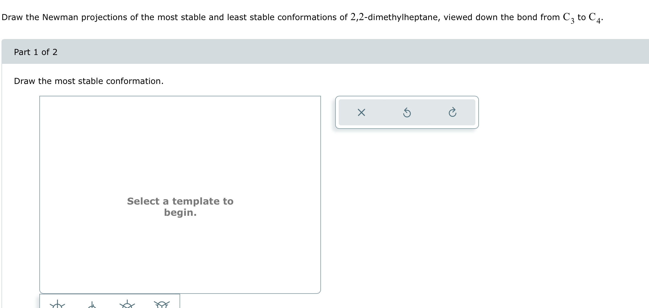 Solved Draw the Newman projections of the most stable and | Chegg.com
