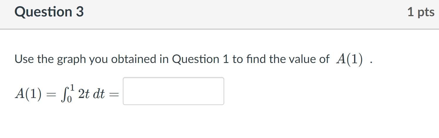 Solved Question 1 3 pts Complete the table below, then plot | Chegg.com