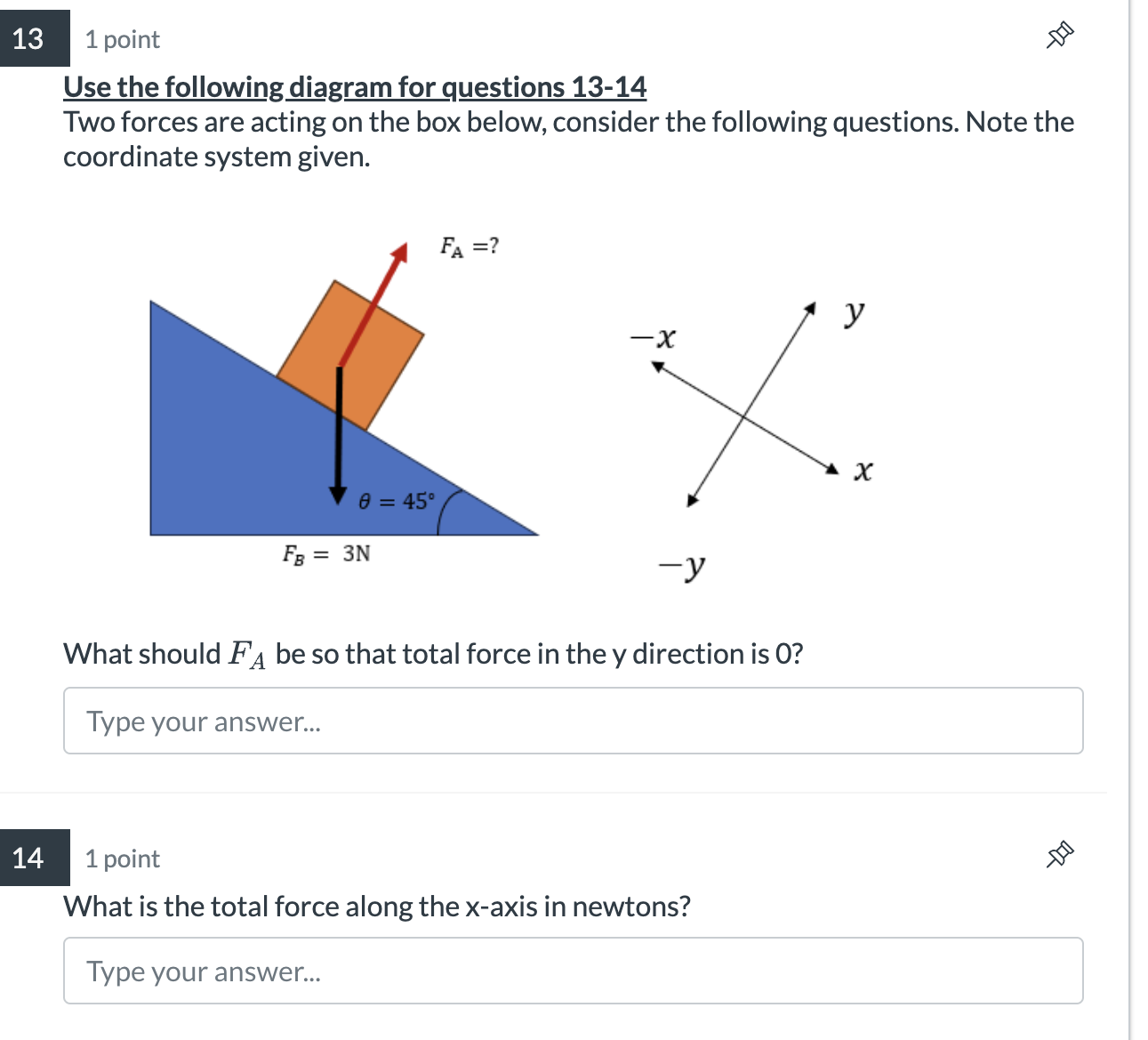 Solved Use the following diagram for questions 13-14Two | Chegg.com