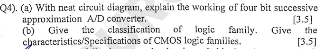 Q4). (a) ﻿With neat circuit diagram, explain the | Chegg.com