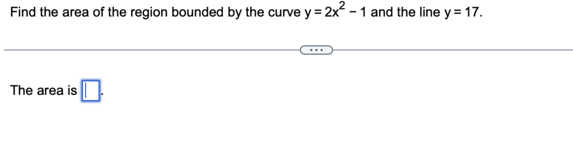 Solved Find the area of the region bounded by the curve | Chegg.com
