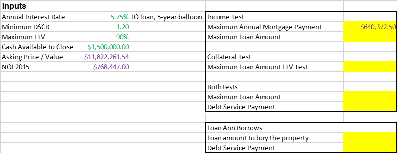 Using the maximum payment, compute the maximum loan | Chegg.com
