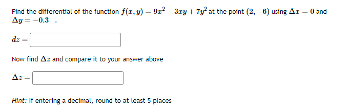Solved Find the differential of the function | Chegg.com