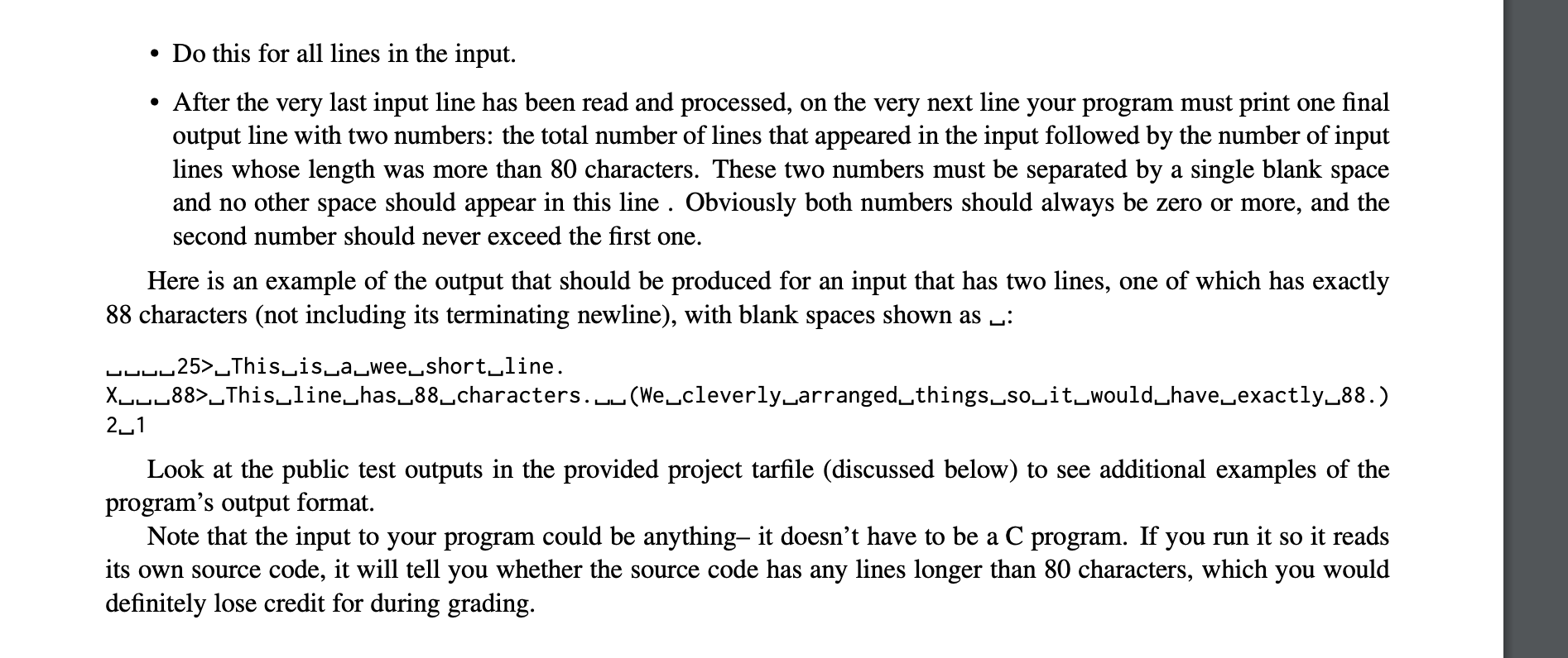 Solved Need help in C !! Especially on tab character | Chegg.com