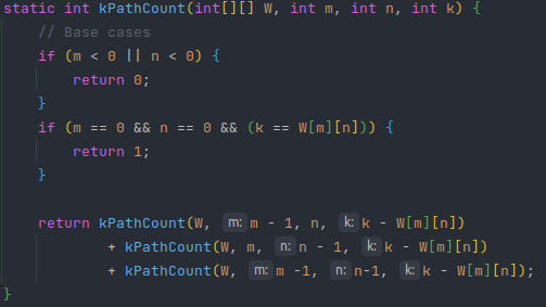 Solved Number of paths in a matrix with k coins: Recursion | Chegg.com