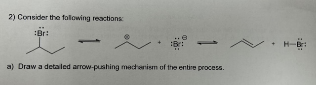 Solved 2) Consider the following reactions: a) Draw a | Chegg.com