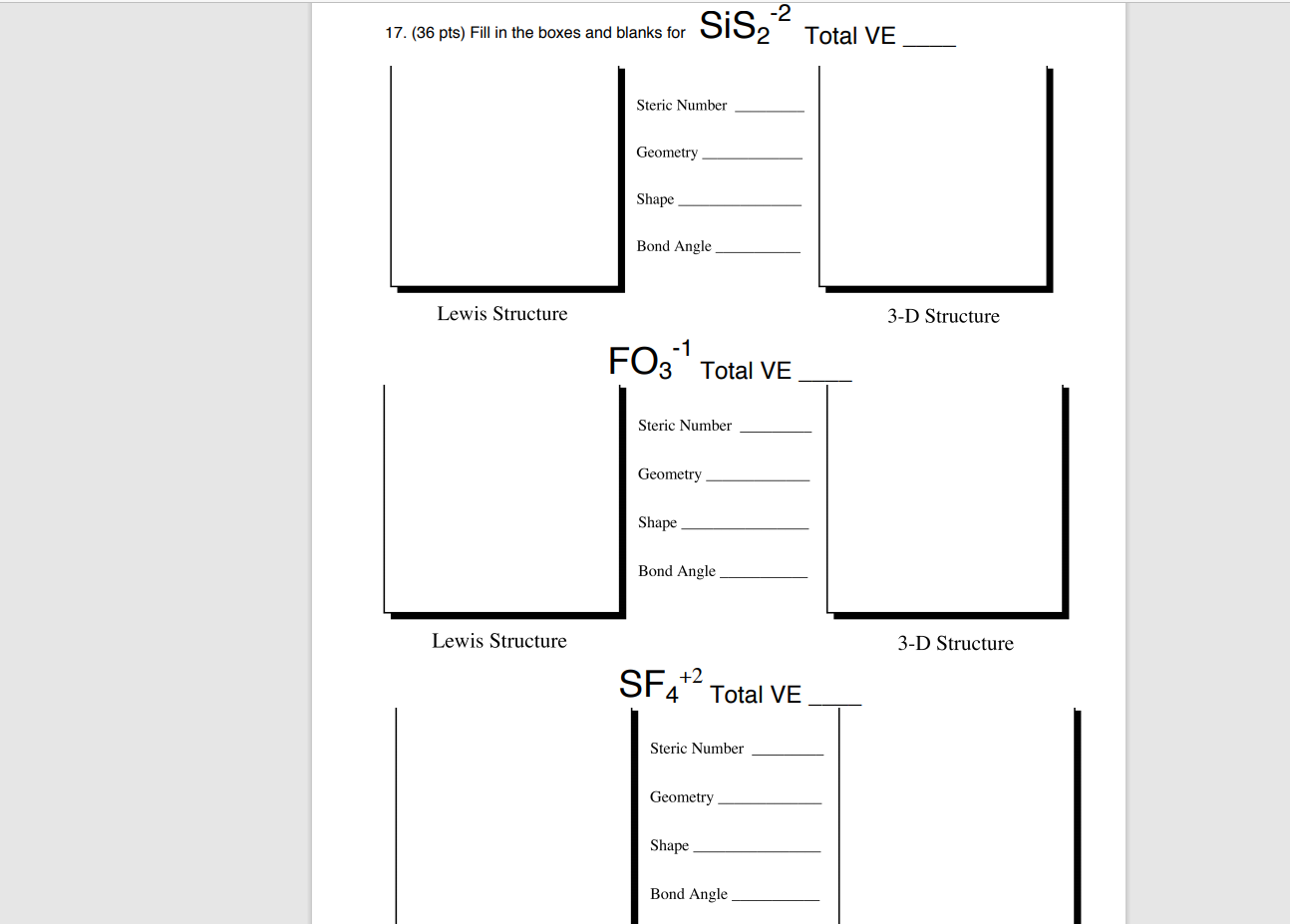 Solved -2 17. (36 pts) Fill in the boxes and blanks for SIS2 | Chegg.com