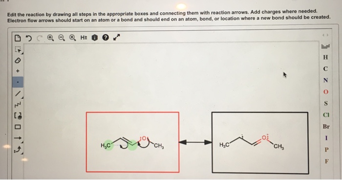 Solved Edit the reaction by drawing all steps in the | Chegg.com