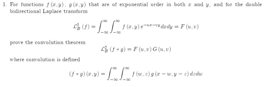 1. For functions f(x,y),g(x,y) that are of | Chegg.com
