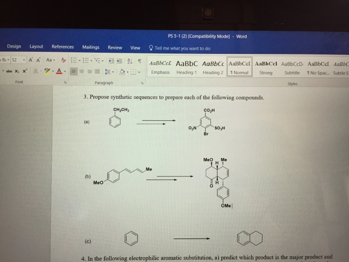 Solved Propose synthetic sequences to prepare each of the | Chegg.com