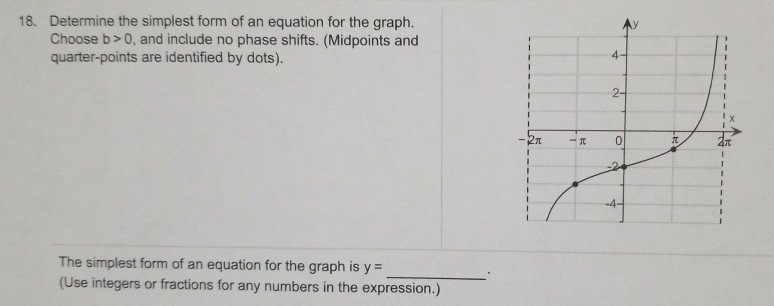Solved 18 Determine The Simplest Form Of An Equation For
