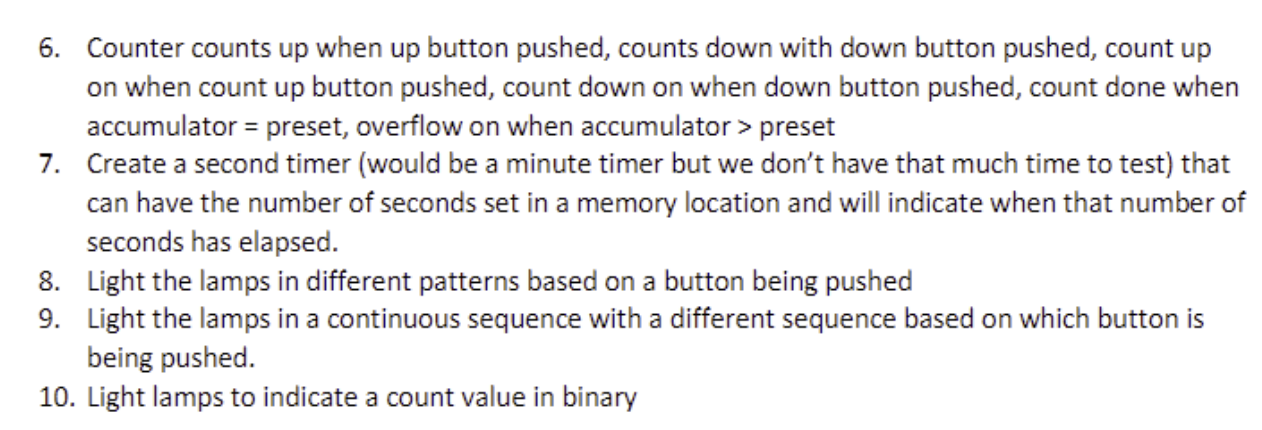 6. Counter counts up when up button pushed, counts | Chegg.com