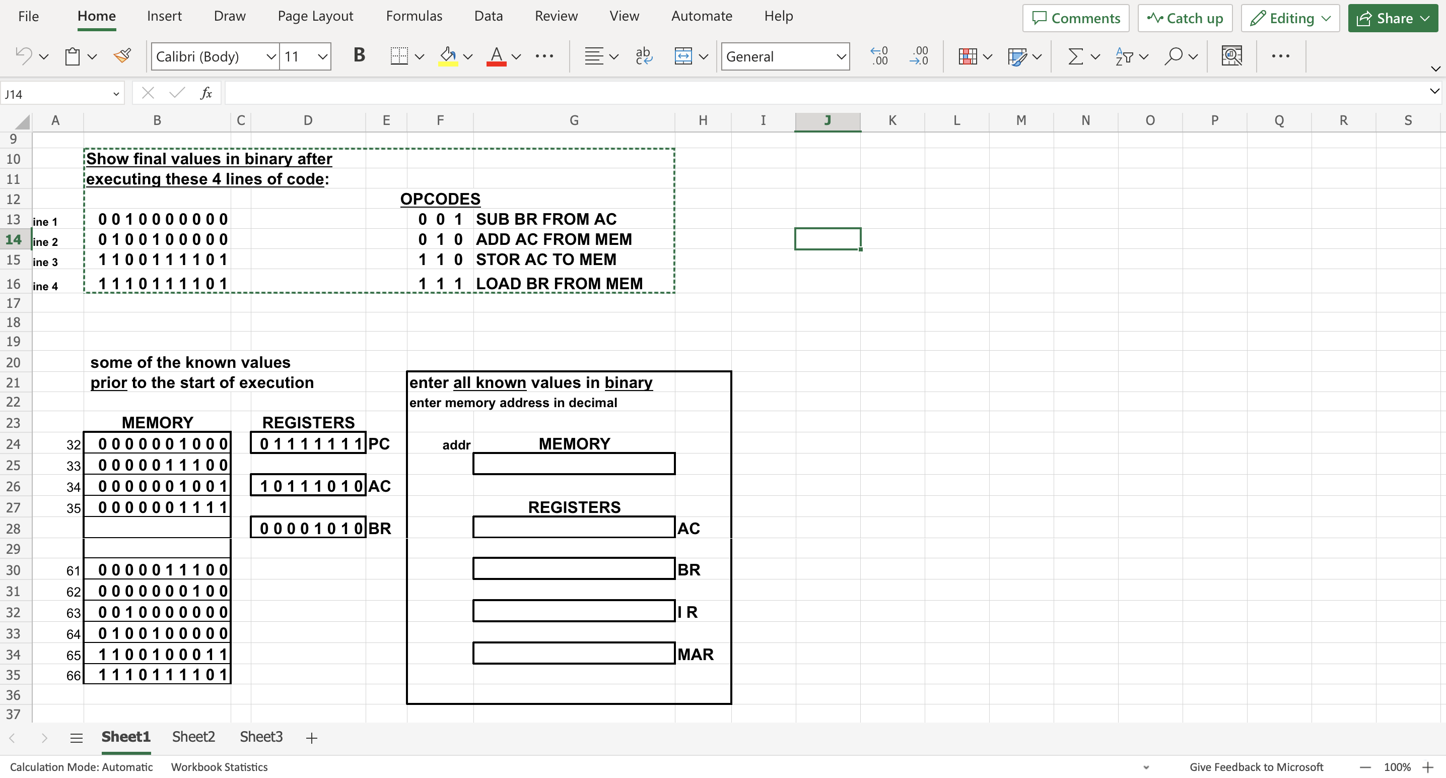 Solved File Home Insert Draw Page Layout Formulas Data