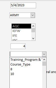 Solved Microsoft Access 2016 It's not showing values in the | Chegg.com
