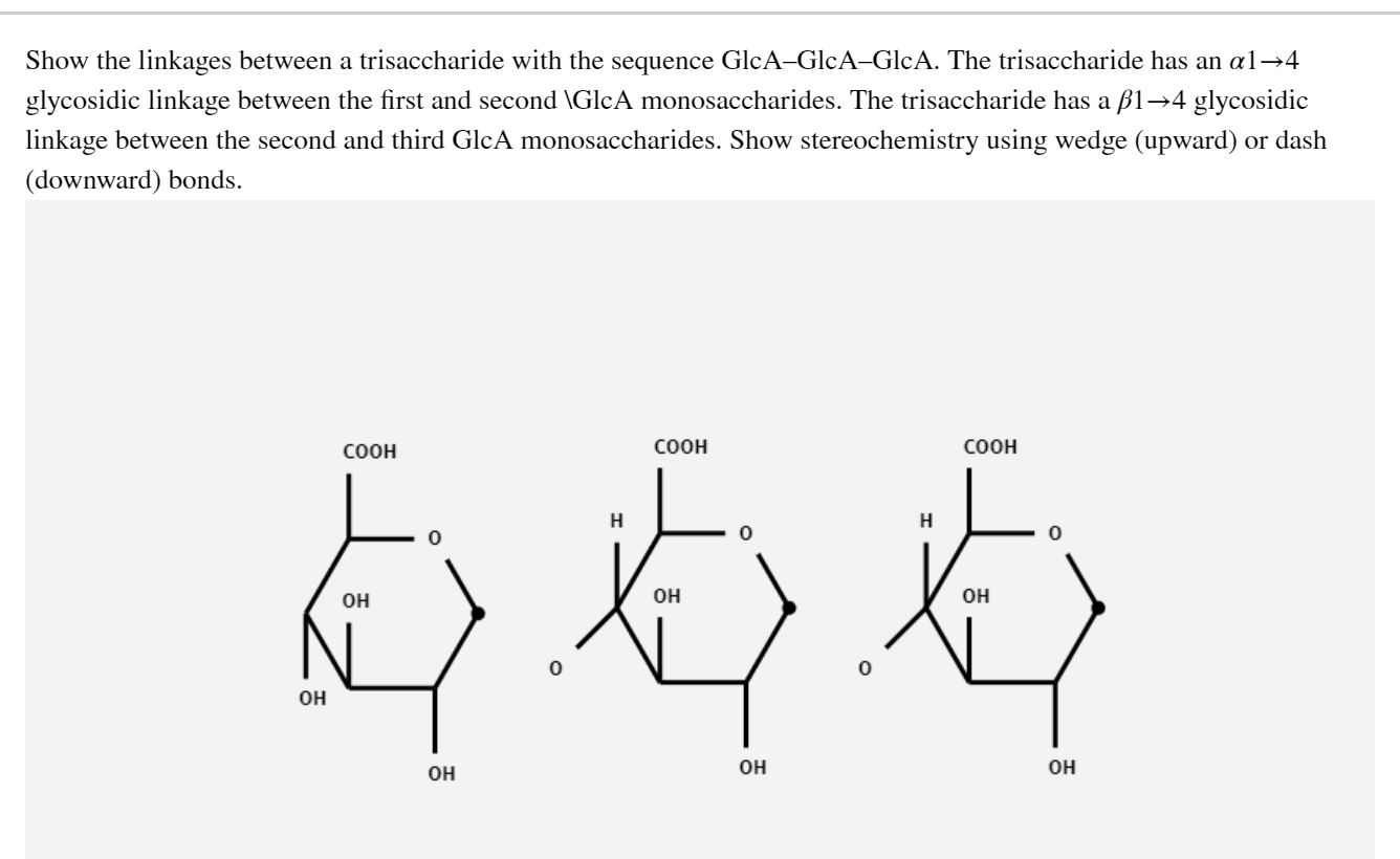 Three different hexoses (A, B, and C) can be combined | Chegg.com