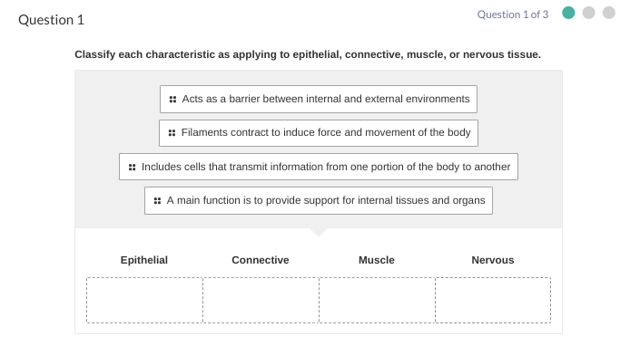 Solved Classify each characteristic as applying to | Chegg.com