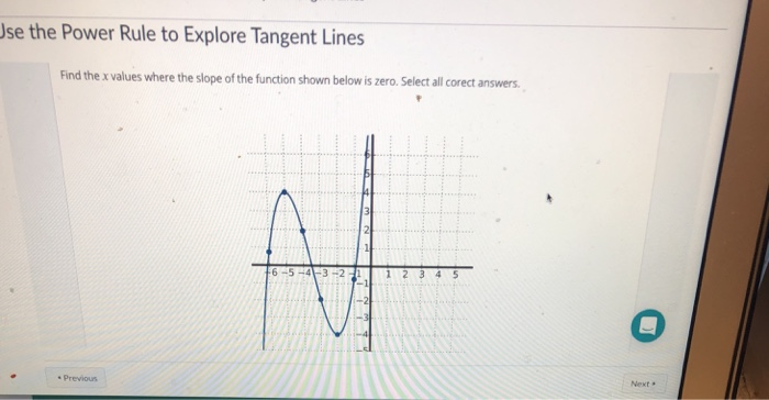 Solved se the Power Rule to Explore Tangent Lines Find the x | Chegg.com