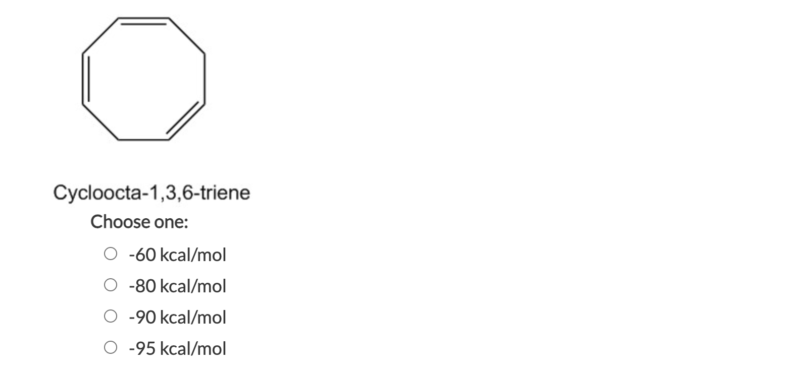 Solved From the heat of hydrogenation chart, predict the | Chegg.com