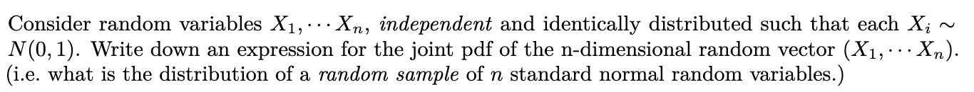 Solved Consider Random Variables X1⋯xn Independent And 6148