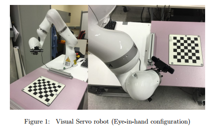 By hand, Figure 1 shows a typical visual servoing | Chegg.com