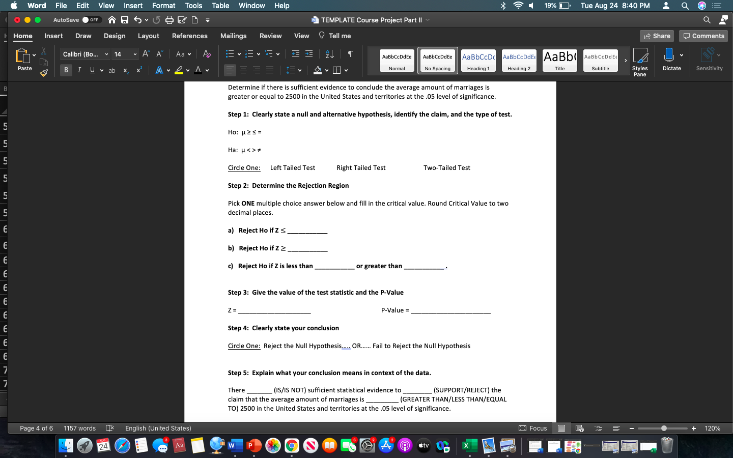 Solved Word File Edit View Insert Format Tools Table Window | Chegg.com