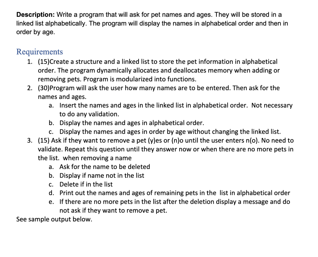 Solved C Programming Please keep the code short and clean, | Chegg.com