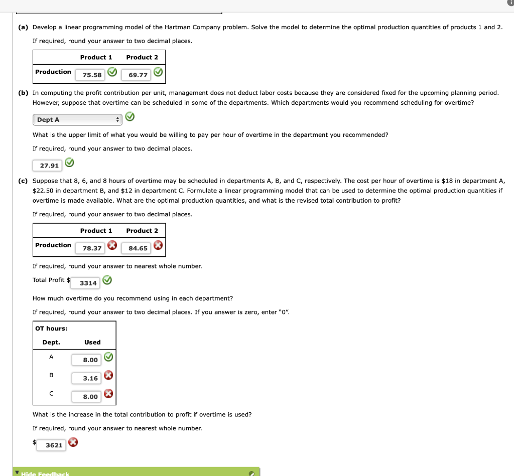 The management of Hartman Company is trying to | Chegg.com