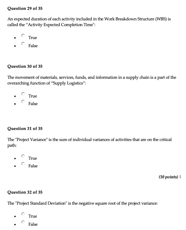 Solved An expected duration of each activity included in the | Chegg.com