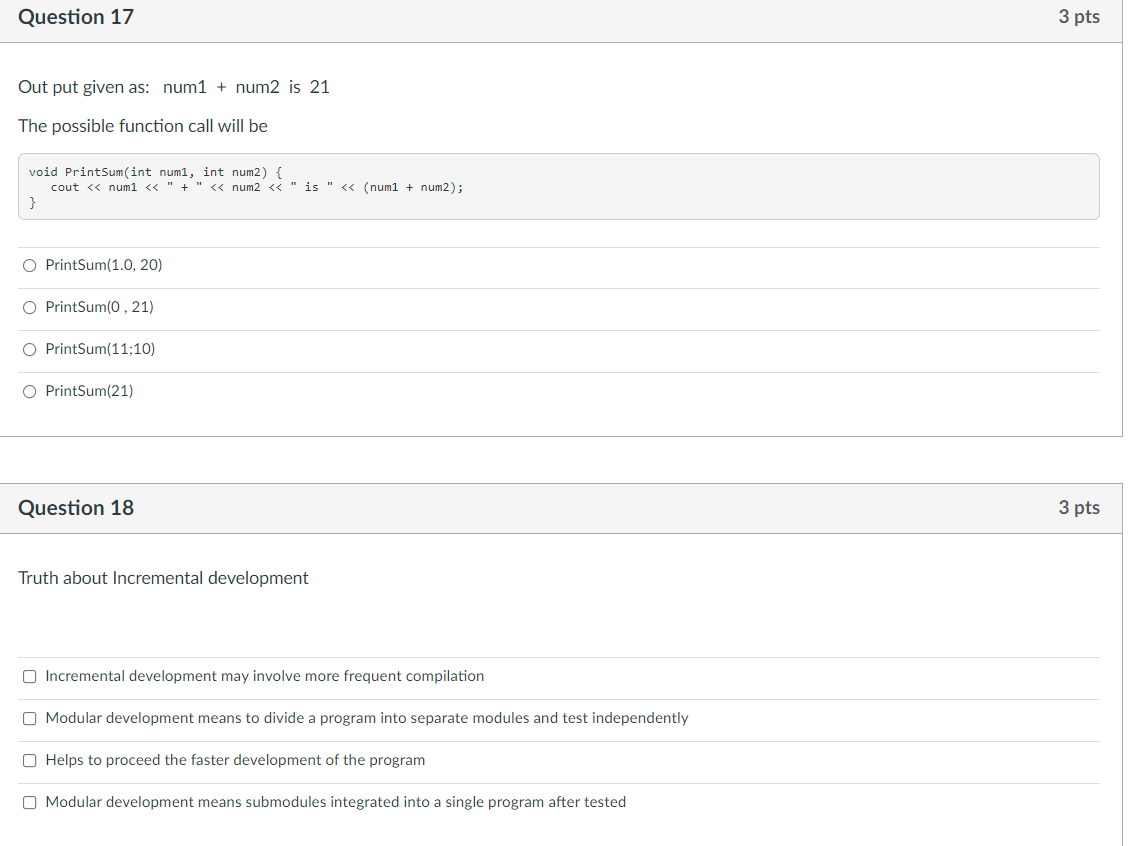 Solved Question 8 3 pts Given the following while loop, what | Chegg.com
