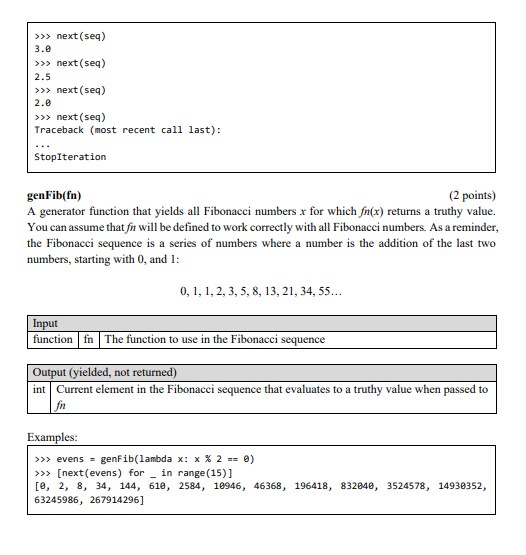 Solved Section 1: Required functions (10 points) | Chegg.com