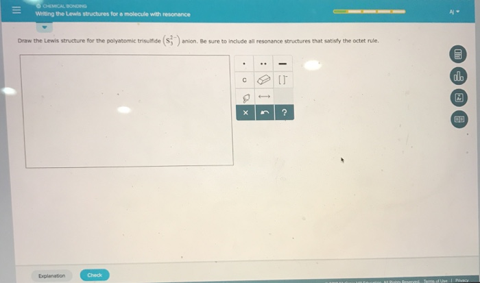 Solved CHEMICAL BONDG Wiiting the Lewis structures for a | Chegg.com