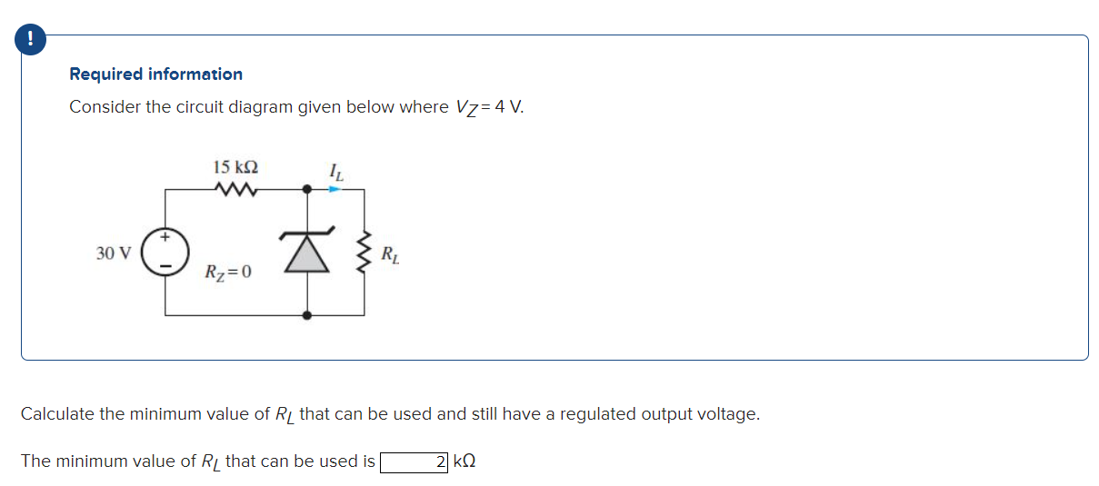 Solved Required informationConsider the circuit diagram | Chegg.com