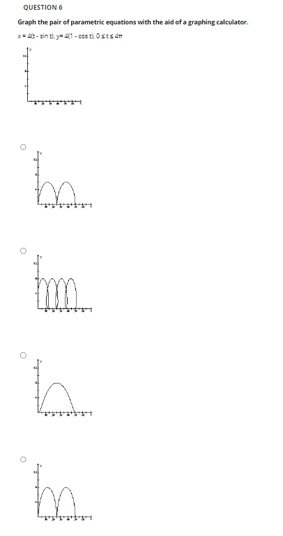 Solved Graph the pair of parametric equations with the aid | Chegg.com