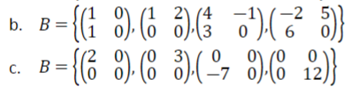 Solved Dados los siguientes subconjuntos de 𝑀22, determina | Chegg.com