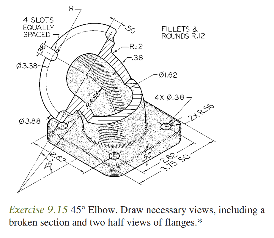 Solved Could someone please sketch this in SolidWorks 2021 | Chegg.com