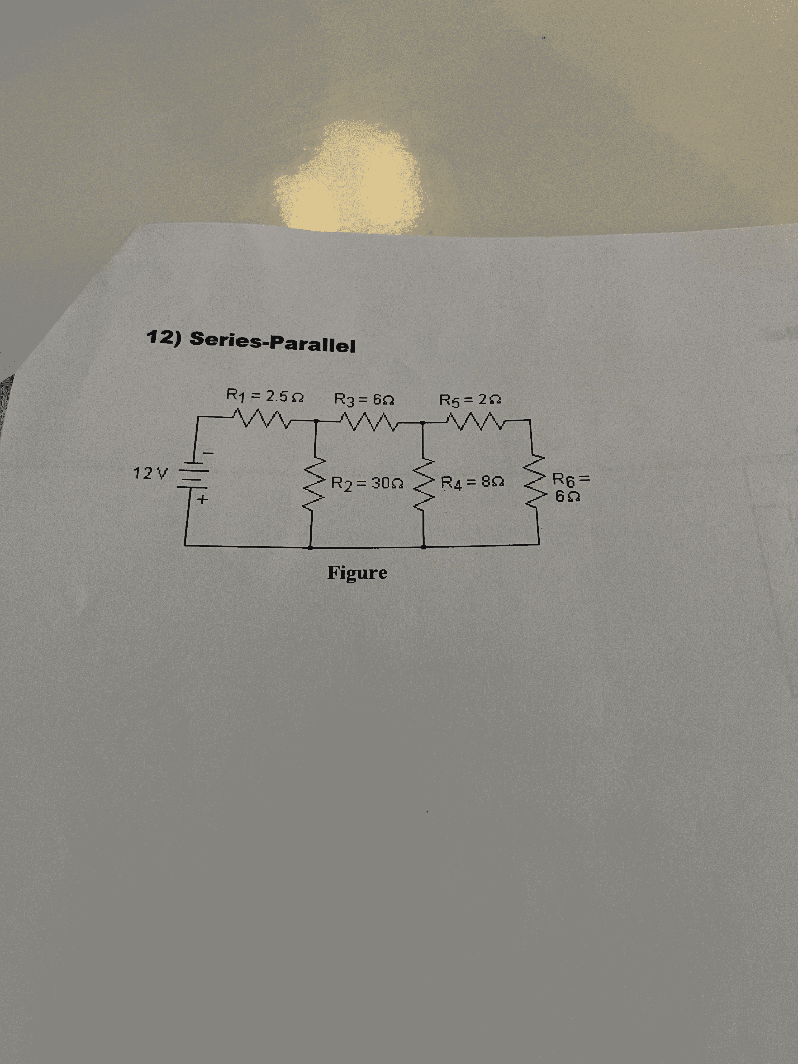 Solved 12) Series-Parallel Figure | Chegg.com