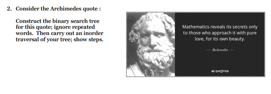 Solved 2. Consider the Archimedes quote: Construct the | Chegg.com