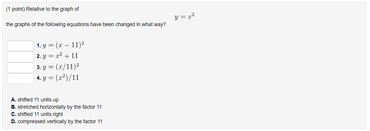 Solved the graphs of the following equations have been | Chegg.com