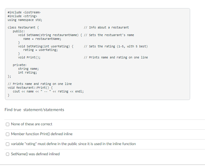Solved Find true statement/statements None of these are | Chegg.com