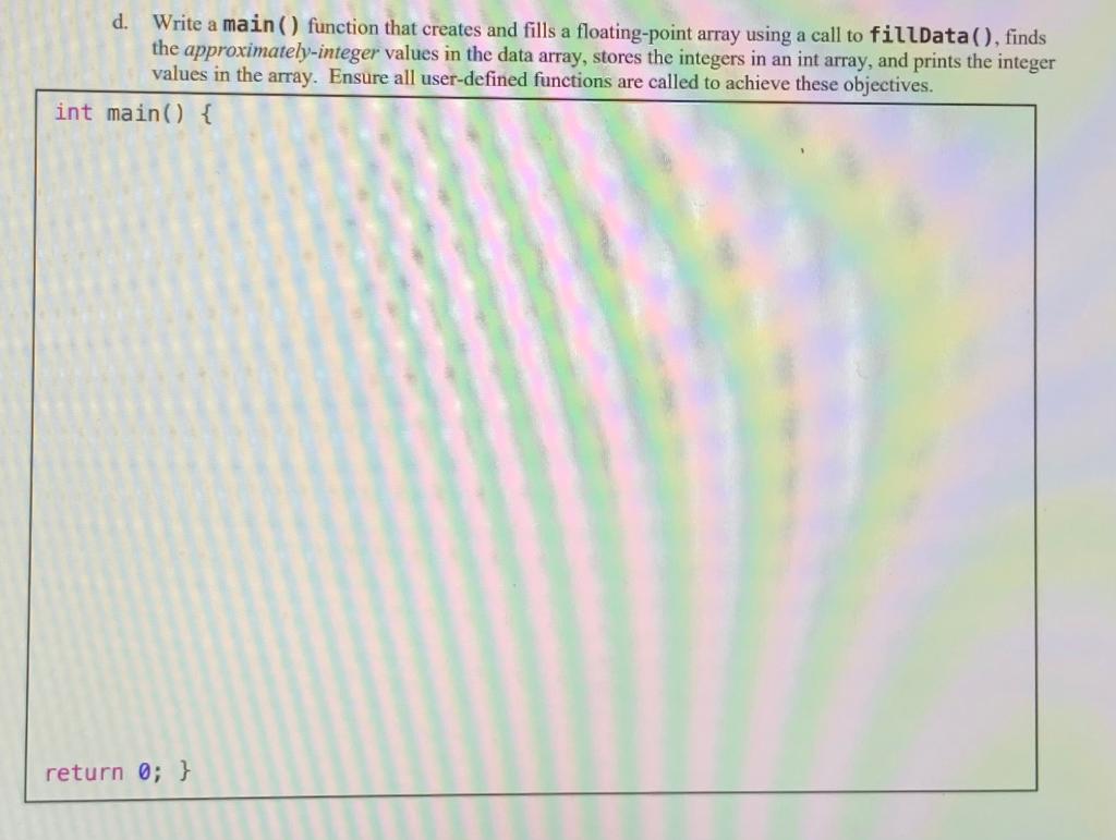 6. In this problem, you will write three user-defined | Chegg.com