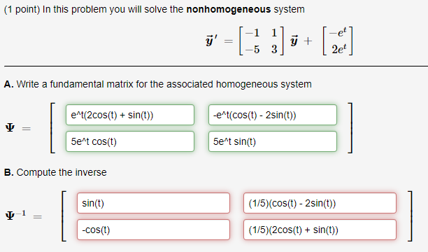 Solved In this problem you will solve the nonhomogeneous | Chegg.com Solved In this problem you will solve the nonhomogeneous | Chegg.com