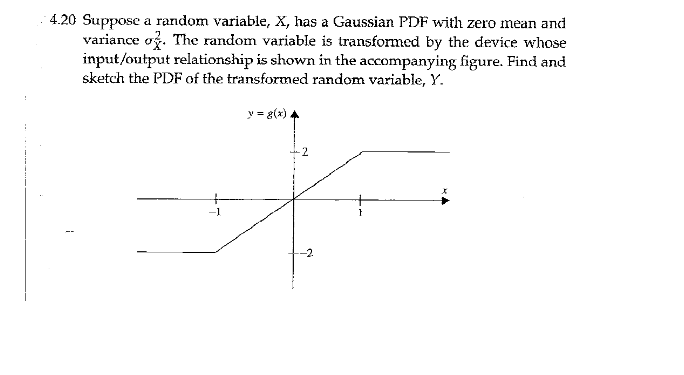 Solved A random variable x has a gaussian pdf with mean \mu | Chegg.com