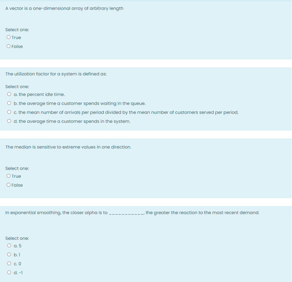 Solved A vector is a one-dimensional array of arbitrary | Chegg.com
