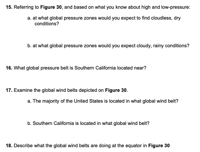 Solved Subpolar low Polar high Polar easterlies Polar front | Chegg.com