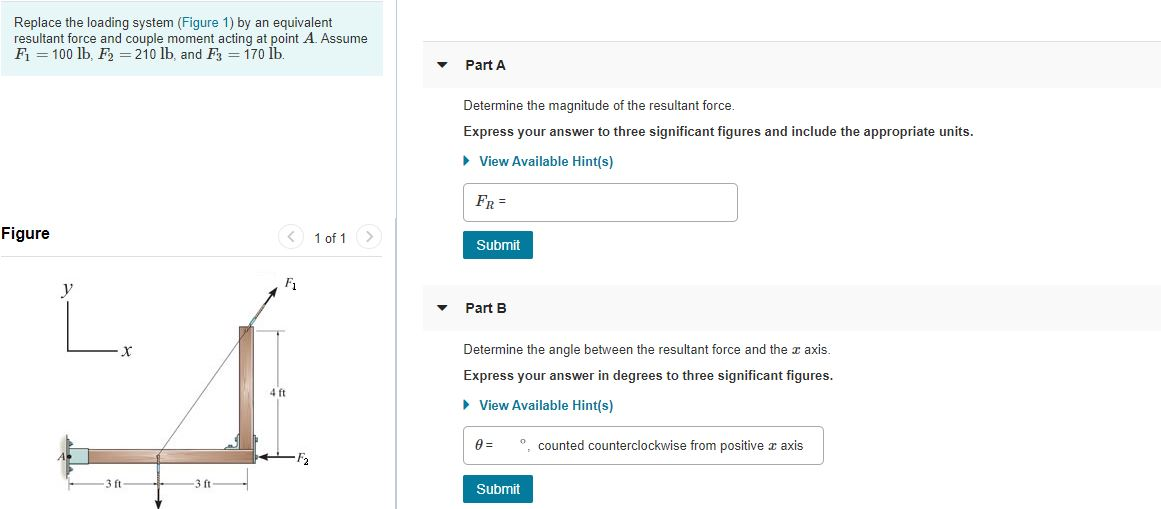 Solved Replace The Loading System Figure 1 By An
