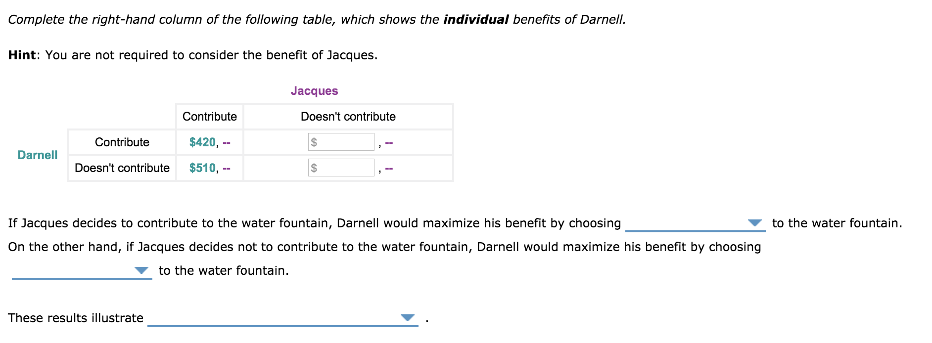 Solved 3. Voluntary contributions toward a public good | Chegg.com