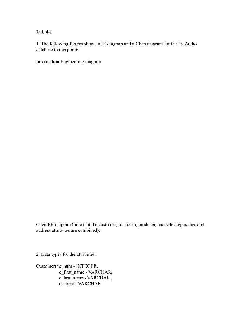 Note: Use the database requirements document created | Chegg.com