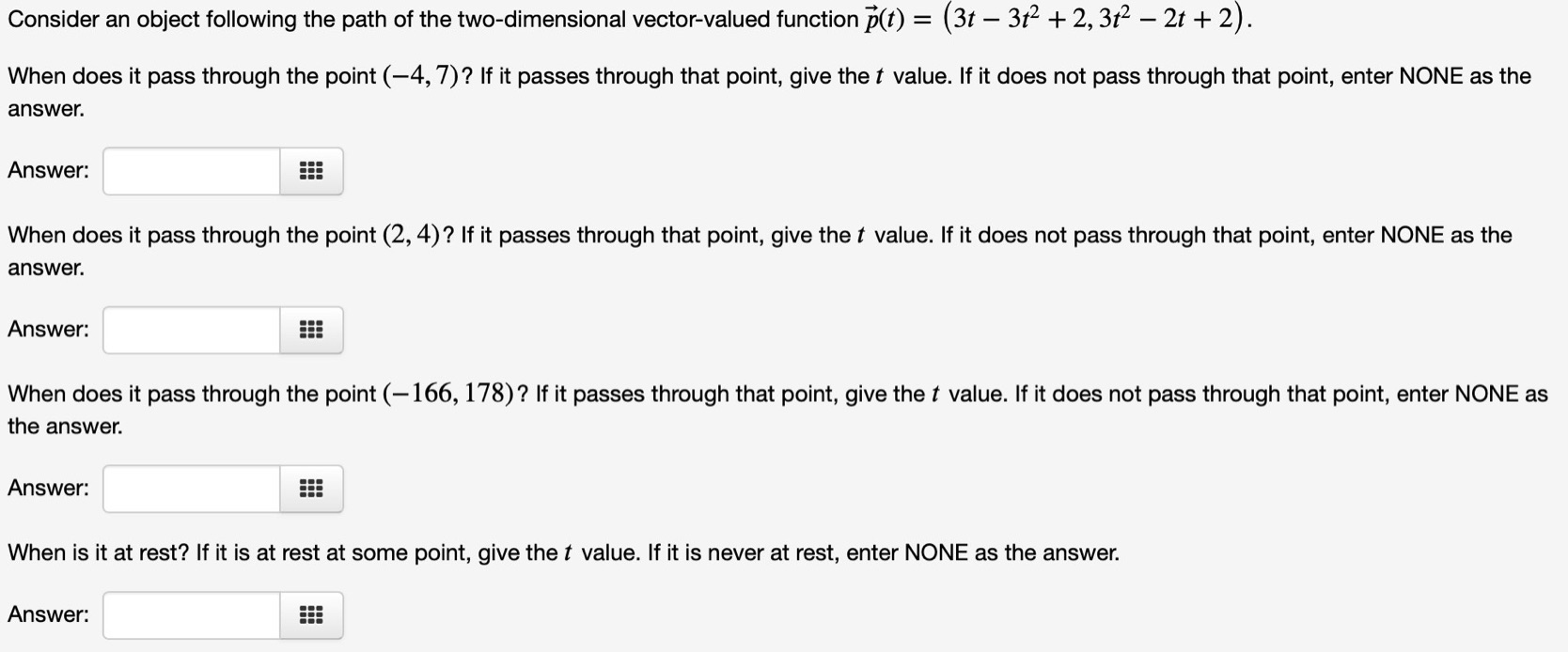 Solved Consider an object following the path of the | Chegg.com