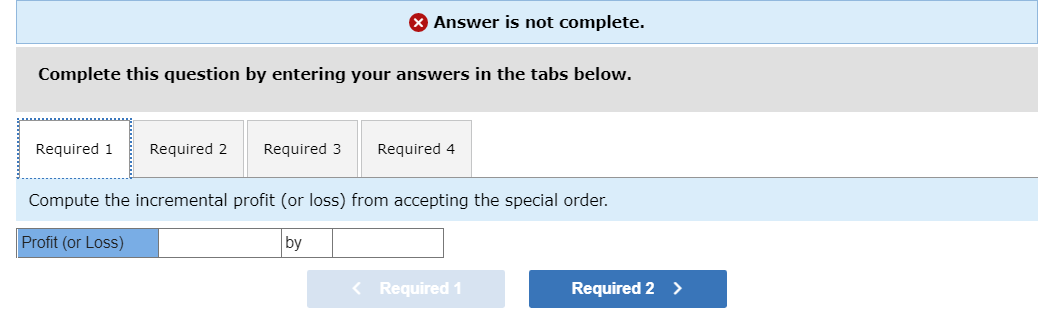 Solved PA7-1 (Algo) Analyzing Special-Order Decision (LO | Chegg.com